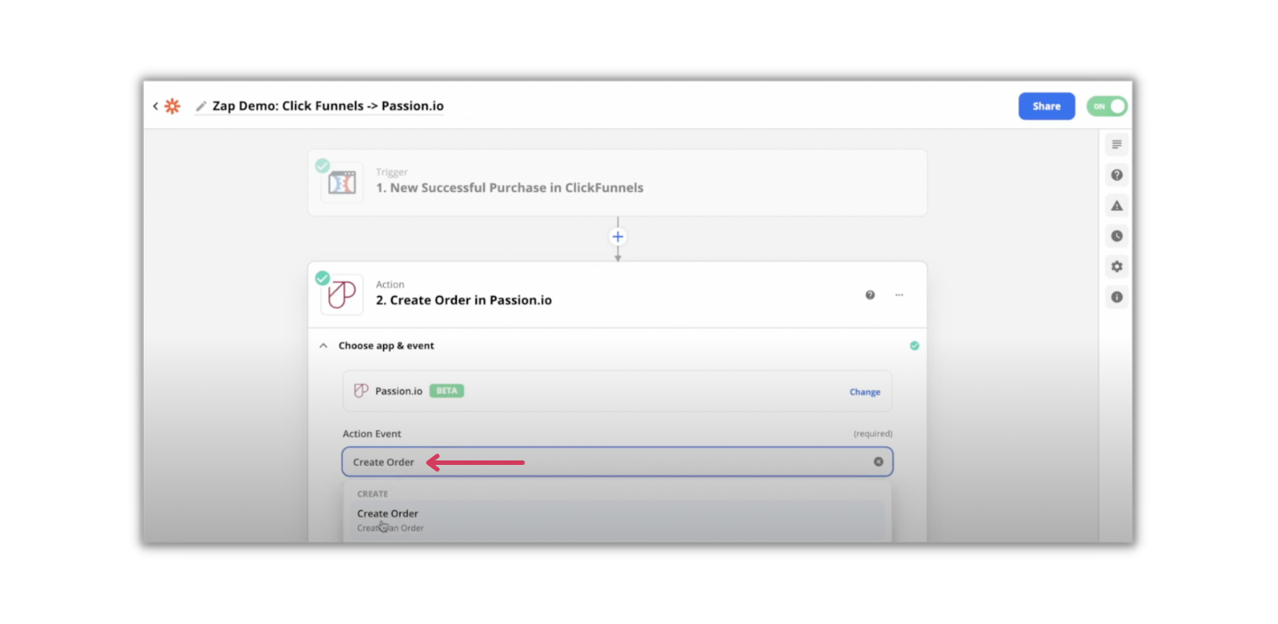 How to connect an external checkout page via Zapier?